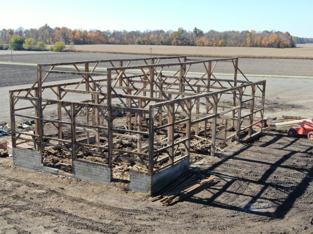 45' × 76' Timber Frame Barn - BarnTraders.com