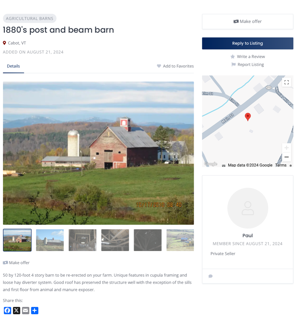 Old Barns For Sale | Buy & Sell Barns